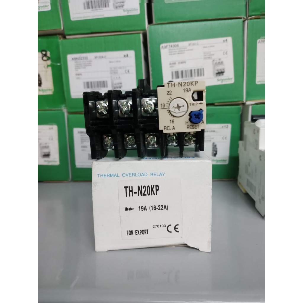 Jual Mitsubishi TH-N20KP Thermal Overload Relay Heater 19A (16-22A ...