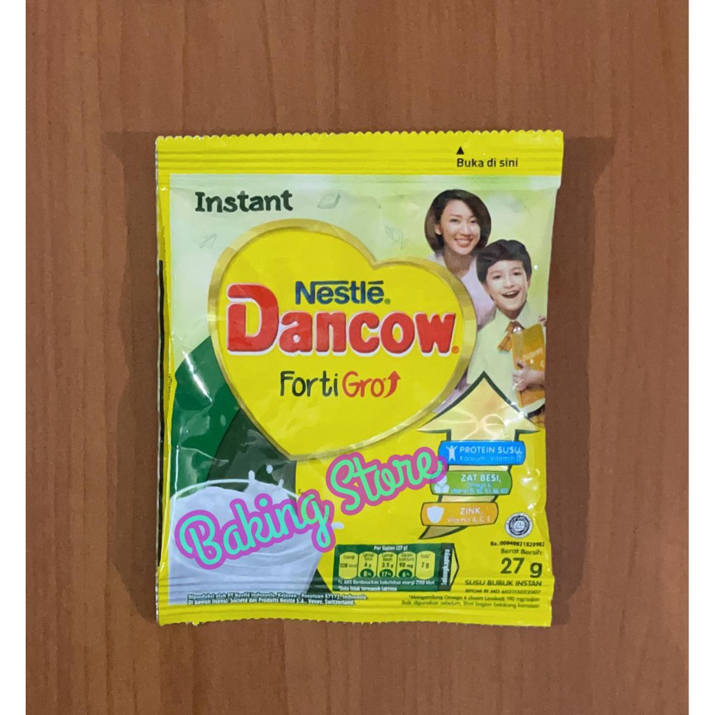 Jual Susu Bubuk Dancow Sachet - Dancow 27gr | Shopee Indonesia