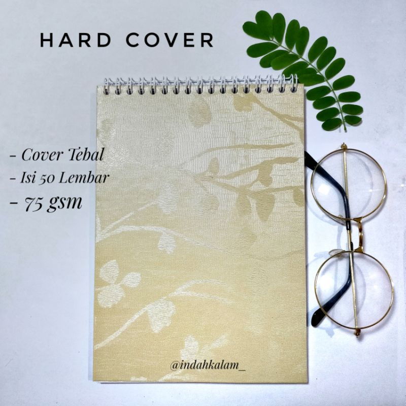 Jual Hard Cover Notebook Spiral Note Buku Catatan A5, A6, 50 Lembar ...