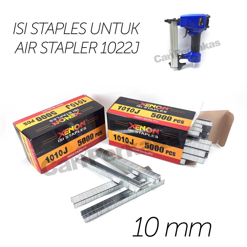 Jual Isi Air Stapler Staples Model U 10 mm 1010J - Isi Mesin Paku ...