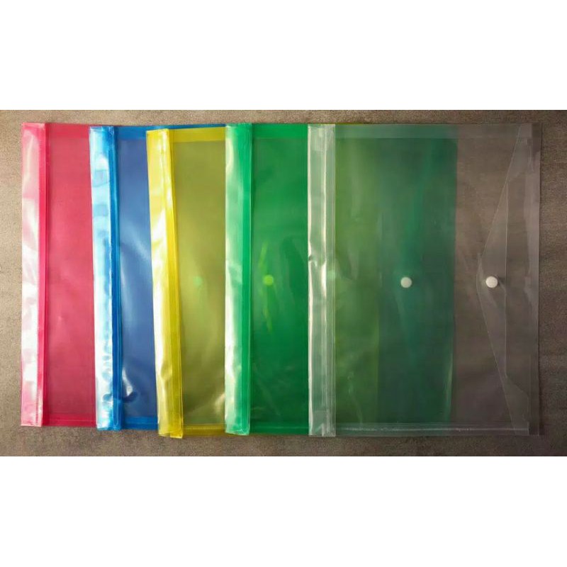 Jual map kancing map plastik kancing alat tulis kantor map kancing F4 polio | Shopee Indonesia