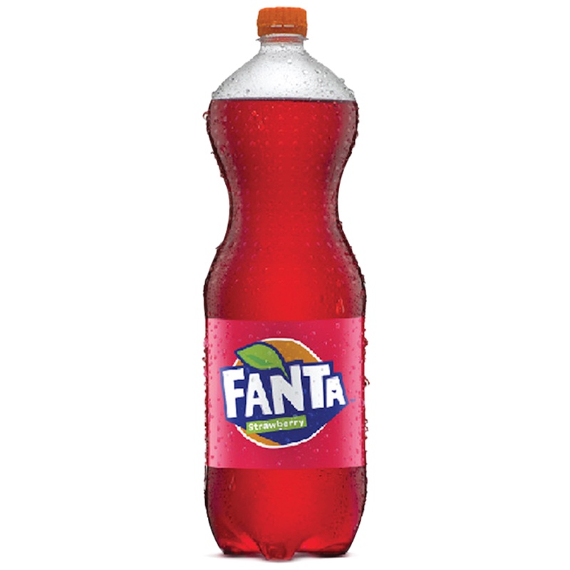 Jual FANTA Strawberry Kemasan Botol 1 Liter dan 1.5 Liter [12 Pcs] | Shopee Indonesia