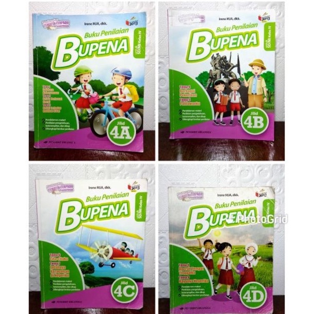 Jual Bupena Buku Penilaian SD Kelas 4A 4B 4C 4D Erlangga K13 Revisi | Shopee Indonesia