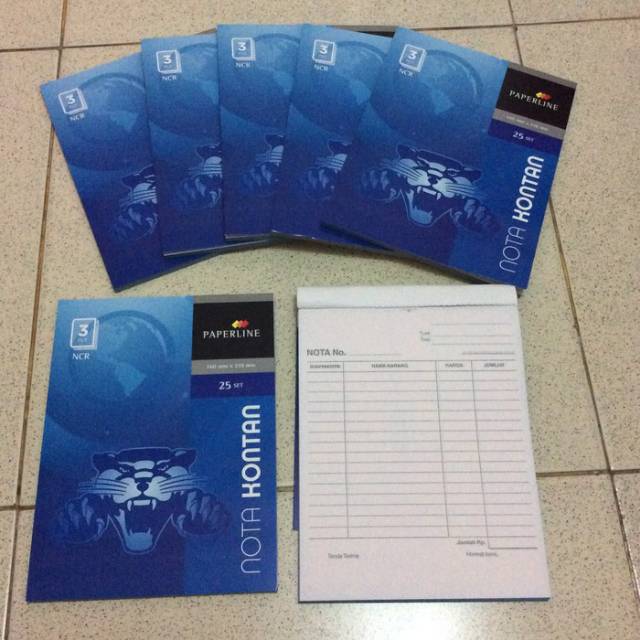 Jual Buku Nota Kontan 3Ply Besar PAPERLINE B3 | Shopee Indonesia