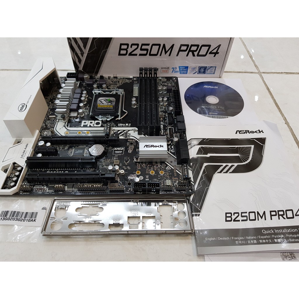 Jual Motherboard ASROCK B250M PRO4 | Shopee Indonesia