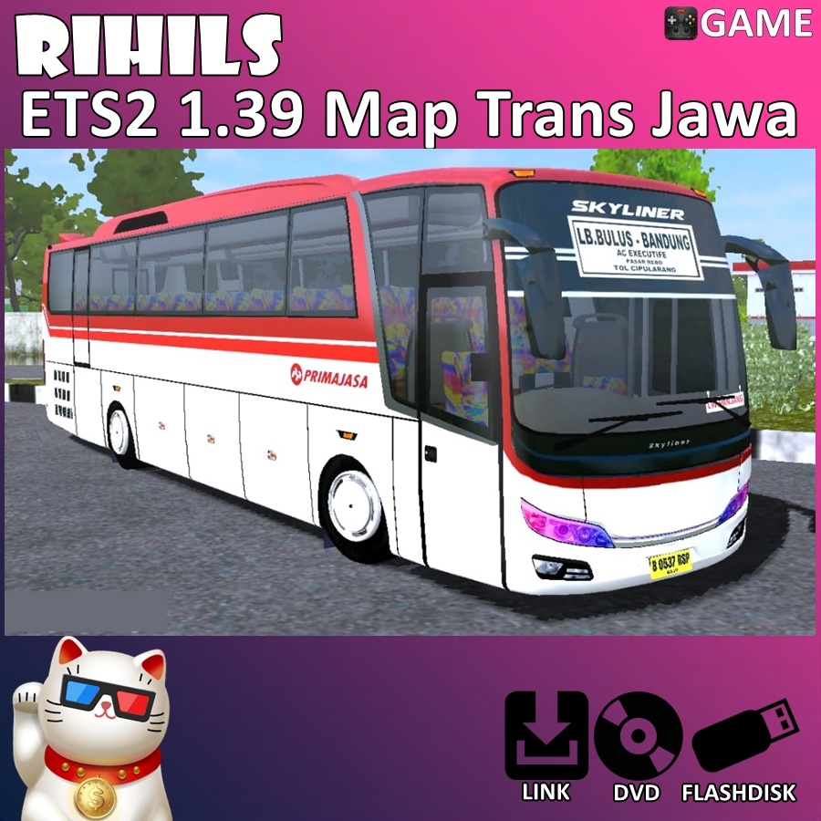 Jual ETS2 1.39 Map Trans Jawa Game Bus Truk Indonesia untuk PC Laptop ...