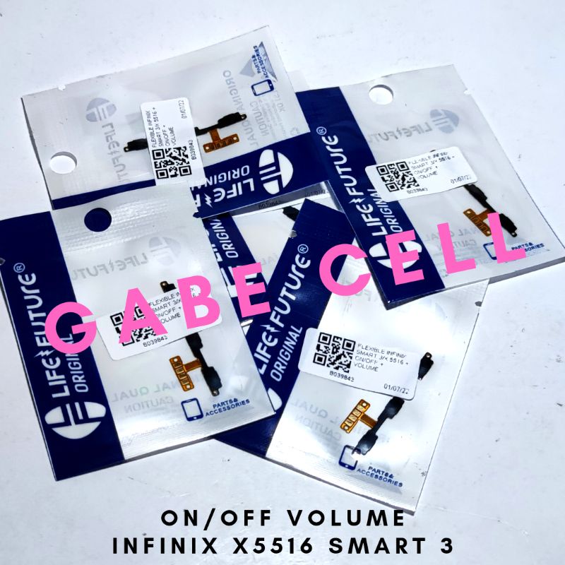 Jual FLEXIBLE TOMBOL ON OFF VOLUME INFINIX X5516/SMART 3 | Shopee Indonesia