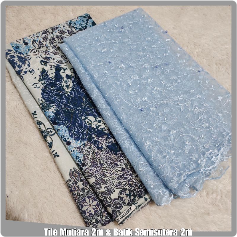 Jual Set Tile Mutiara & Batik Semisutra | Shopee Indonesia