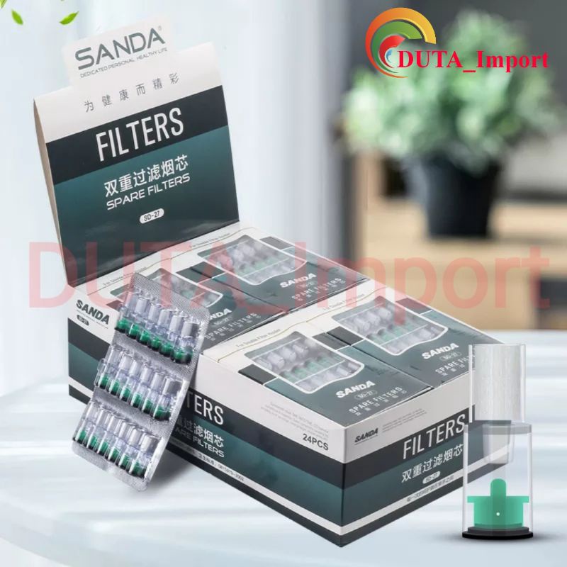 Jual SANDA ISI ULANG FILTER SD27 (1box = 18pcs tabung) Refill original import | Shopee Indonesia