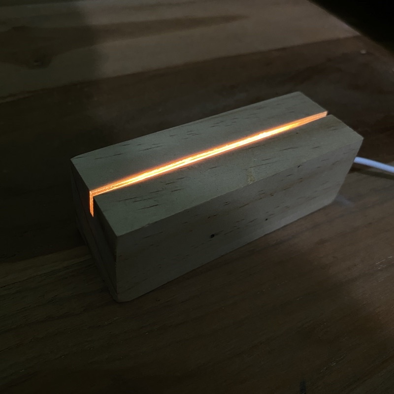 Jual Wooden Stand Standing Kayu LED 10x4 Cm | Shopee Indonesia