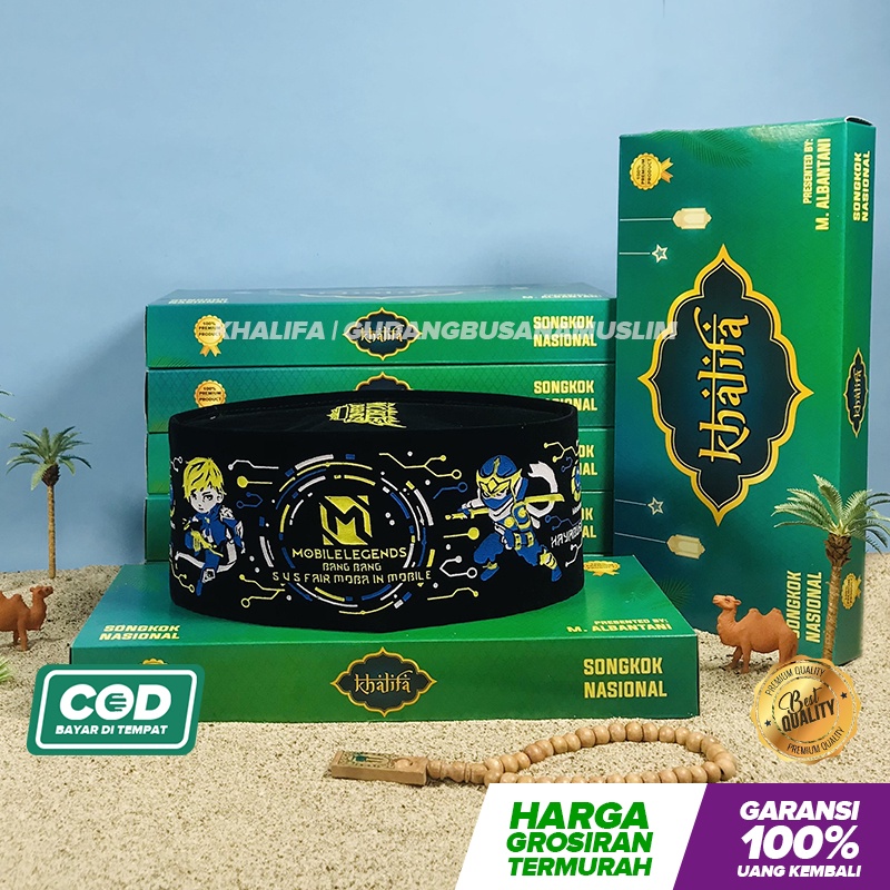 Jual BEST SELLER! Peci Hitam Anak LED & Tanpa LED - Karakter Kartun ...