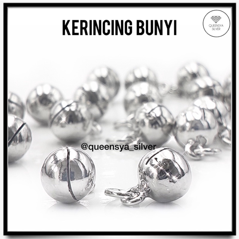 Jual Krincing Kerincing Asli Perak 925 Bel Lonceng Bayi Variasi Gelang ...