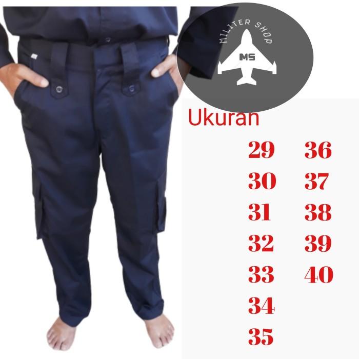 Jual Seragam Celana Pdl Biru Dongker Security Satpam Pemadam Kebakaran Shopee Indonesia