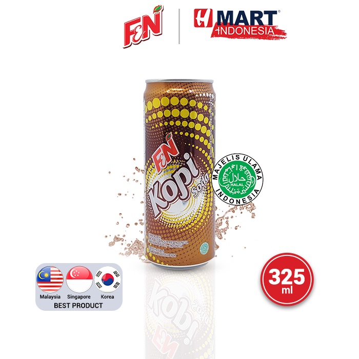 Jual F&N Kopi Soda - Minuman Berkarbonasi Berperisa Kopi 325ml | Shopee ...