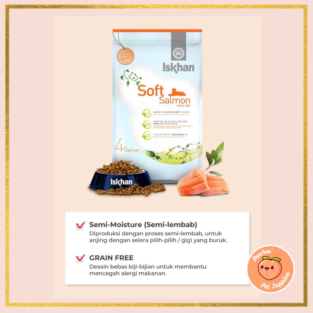 Jual Iskhan Dog - Soft Salmon 1.2kg | Shopee Indonesia