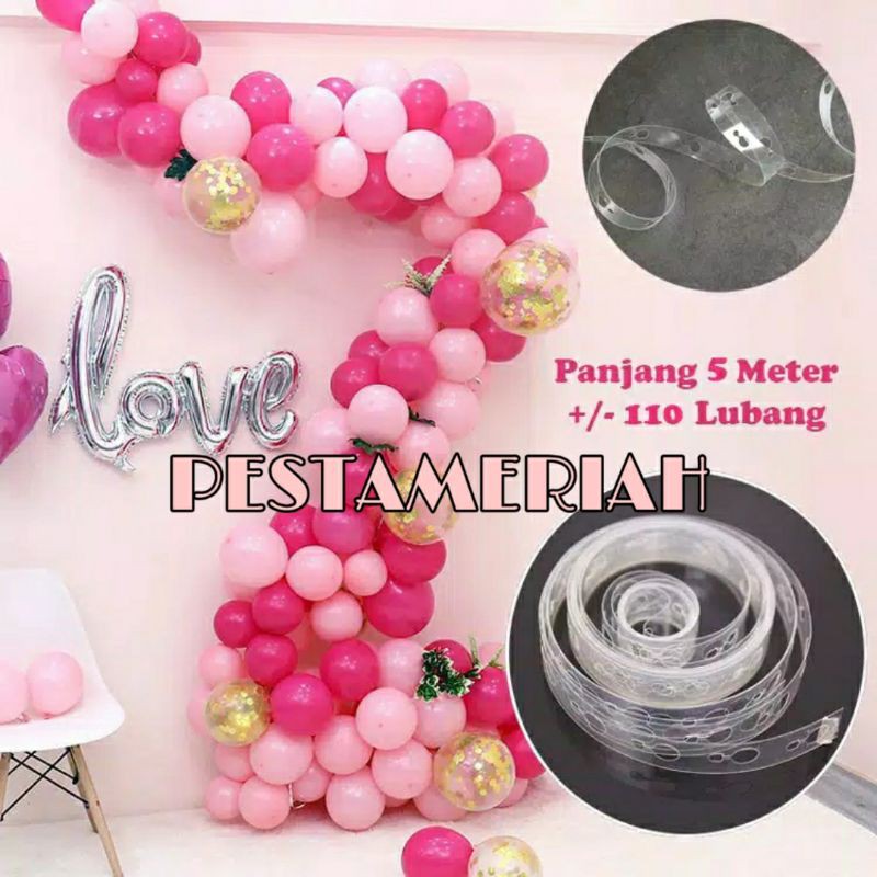 Jual KLIP BALON RANTAI / KLIP RANTAI BALON / RANTAI BALON 5 METER ...