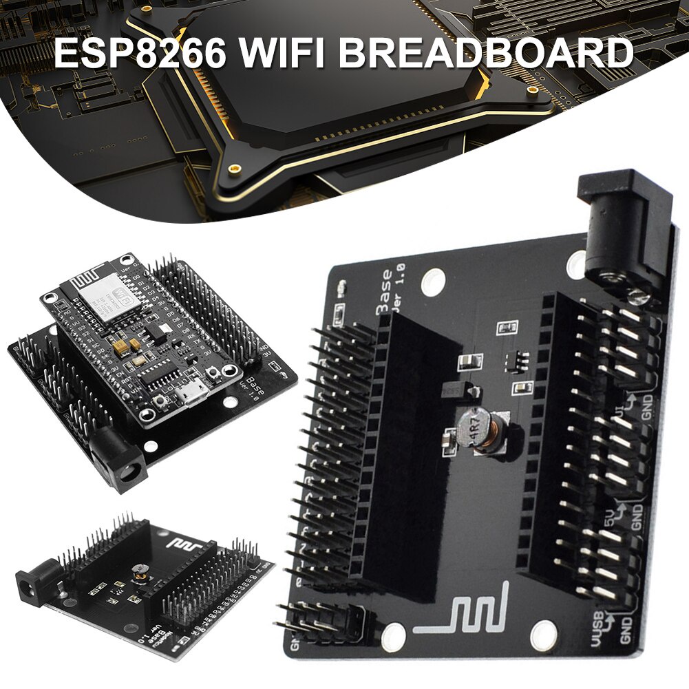 Jual HW-389 NodeMCU V3 CH340 WiFi ESP8266 GPIO Expansion Board Base Shield | Shopee Indonesia