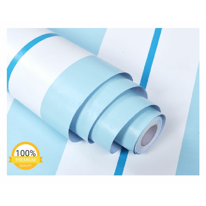 Jual Wallpaper Sticker Dinding Grosir Murah Motif Bergaris Warna Putih ...