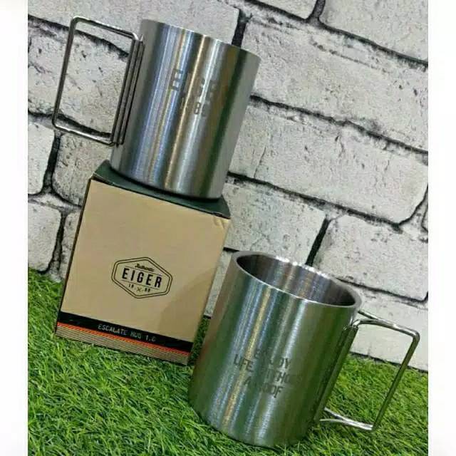 Jual Eiger Escalate Mug - Silver | Shopee Indonesia