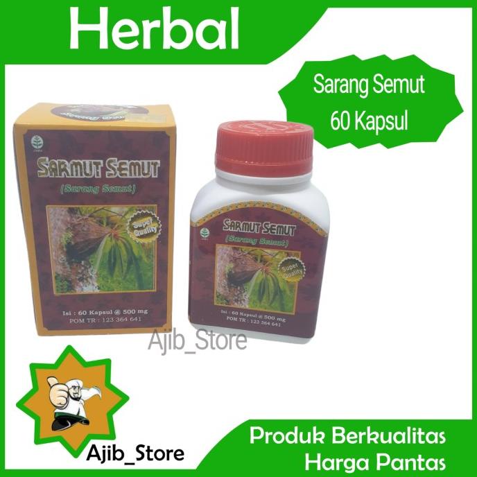 Jual Produk Terbaik] (100% ORI) SARMUT SEMUT HERBALINDO 60 KAPSUL ...