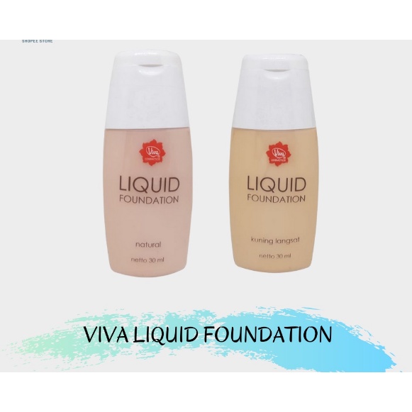 Jual Viva Liquid Foundation 30ml / Alas Bedak | Shopee Indonesia