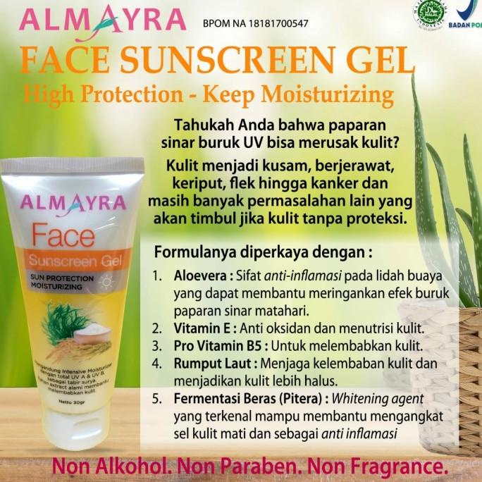 Jual Sunscreen spf 30 Almayra tabir surya sunburn | Shopee Indonesia