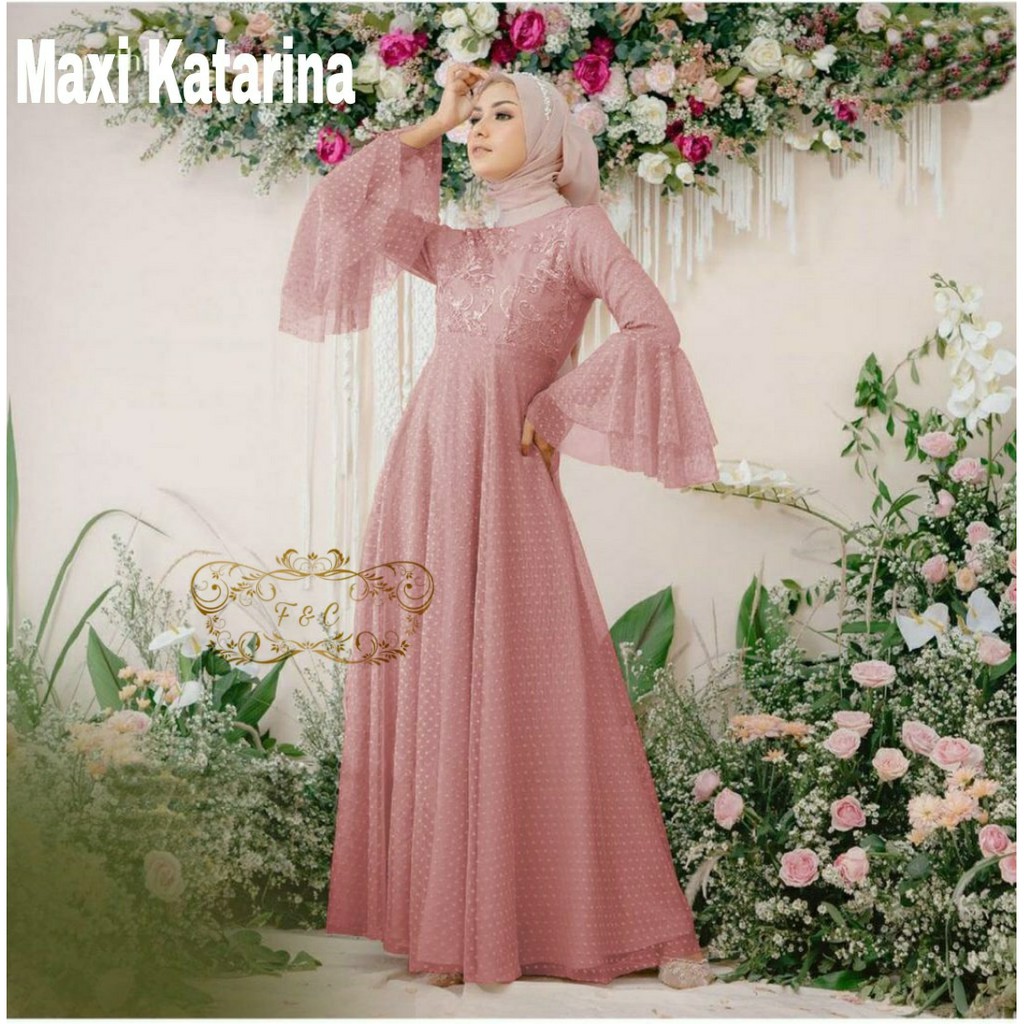 Jual Baju Gamis Tari Jumbo Maxi Dress Syari Muslimah Big Size | Busana ...