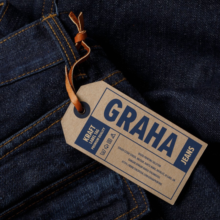 Jual Hang Tag Label / Hang Tag Baju / Pakaian / Kartu Ucapan | Shopee ...
