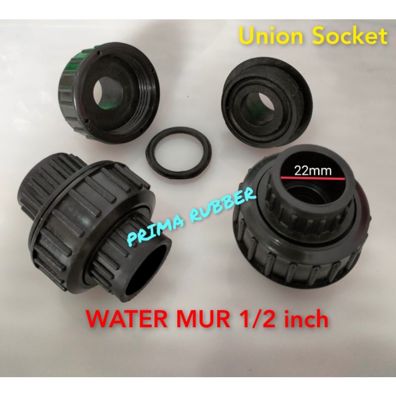 Jual WATER MUR 1/2 inch PVC | WATER MOOR | UNION SOCKET POLOS | Shopee ...