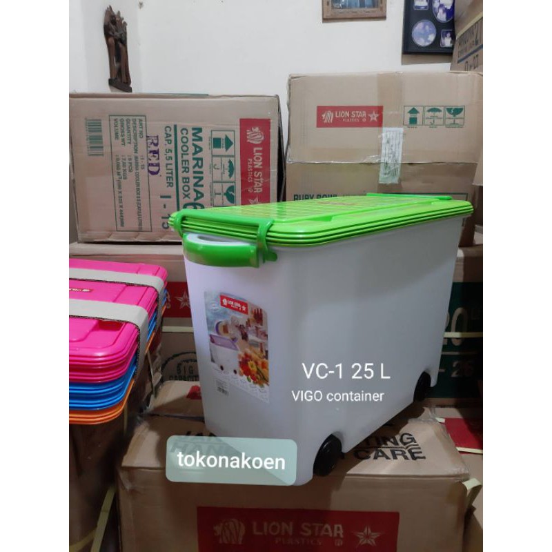 Jual Box Container Vigo VC-1 25Liter merek Lion Star | Shopee Indonesia