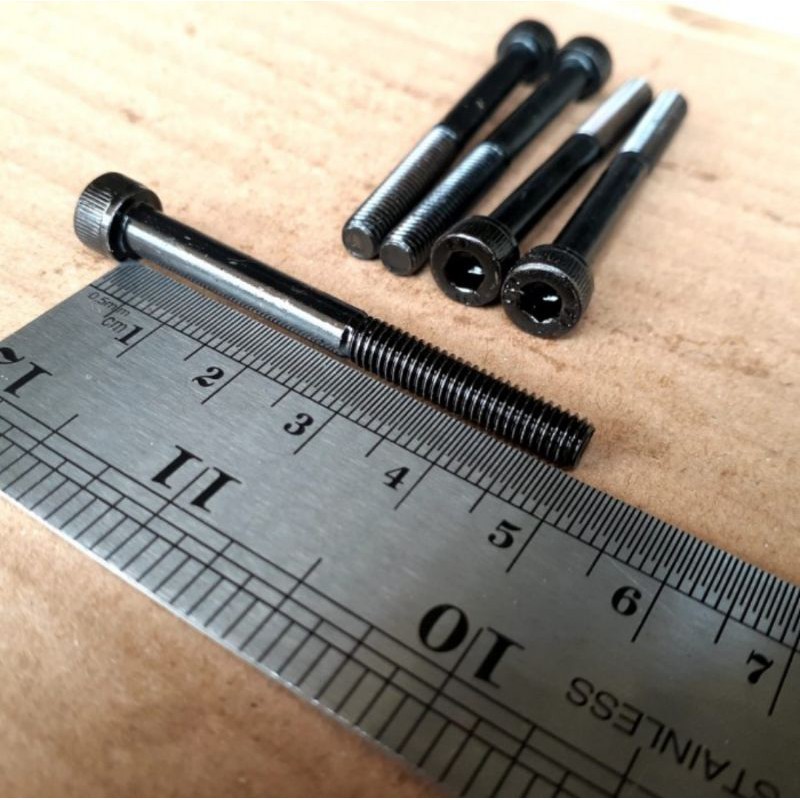 Jual BAUT L BAJA M5 X 50 / BAUT M5 / BAUT 8 KUNCI L4 / L 4 HALF DRAT ...