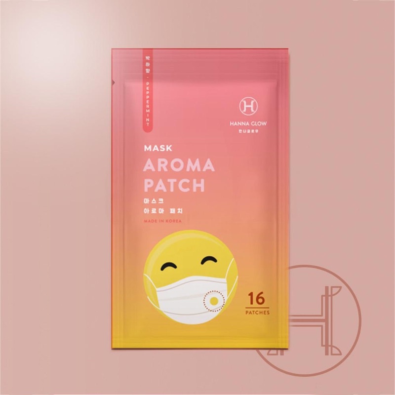 Jual Hanna Glow Mask Aroma Patch Isi 16 pcs Stiker Aroma untuk Masker | Shopee Indonesia