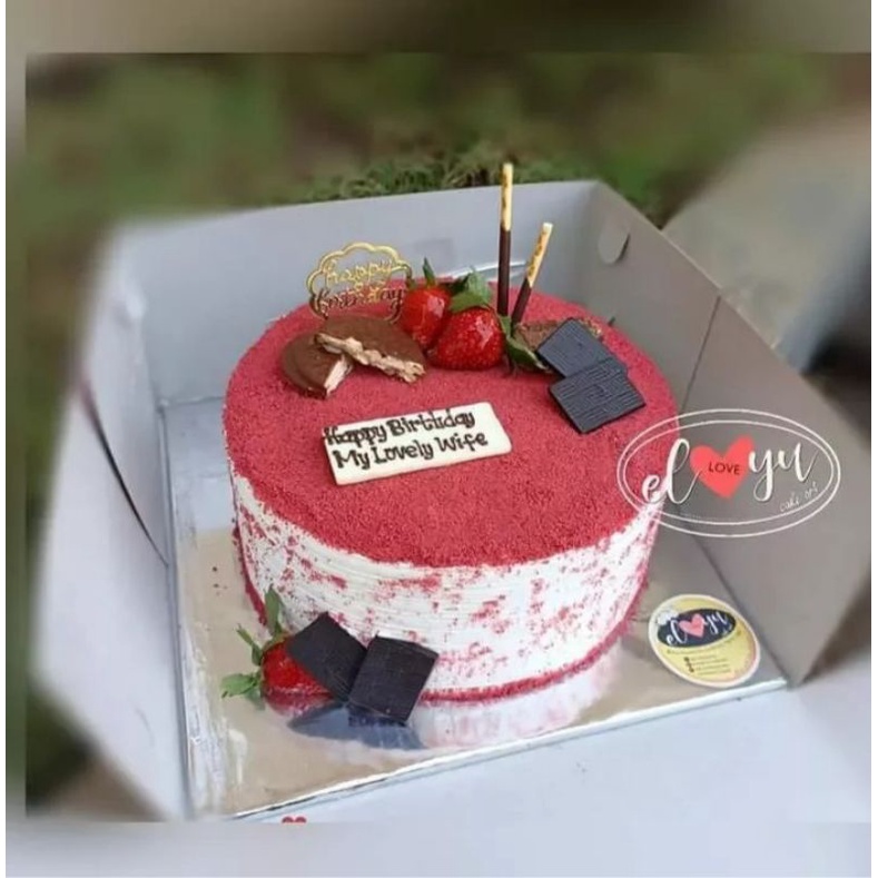 Jual RED VELVET CAKE / Cake Cirebon (HAMPERS) | Shopee Indonesia