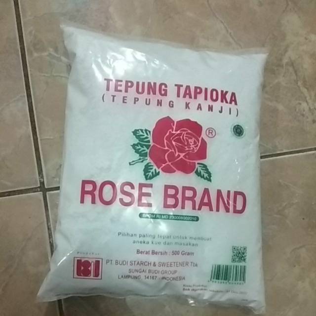 Jual Tepung tapioka rose brand 1/2 kg | Shopee Indonesia