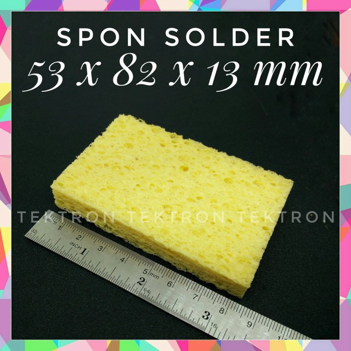 Jual Spon Solder 53x82x13 mm busa sponge pembersih mata , kondisi ...