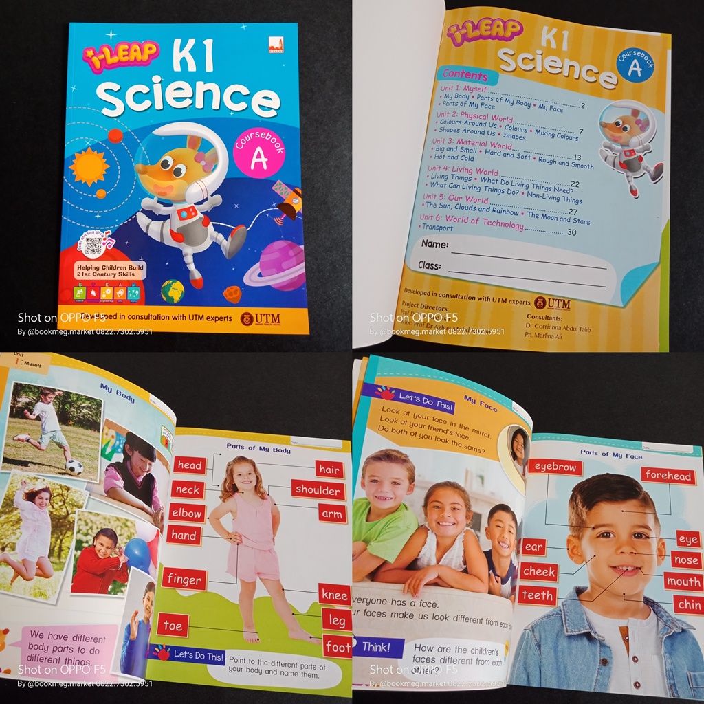 Jual BUKU I-LEAP SCIENCE (NURSERY/K1/K2) (COURSEBOOK & ACTIVITY BOOK) | Shopee Indonesia