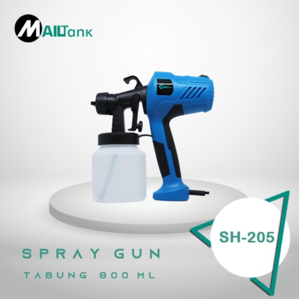 Jual MAILTANK SH-205 SPRAY GUN ELEKTRIK 400 WATT - MESIN SEMPROT CAT ...