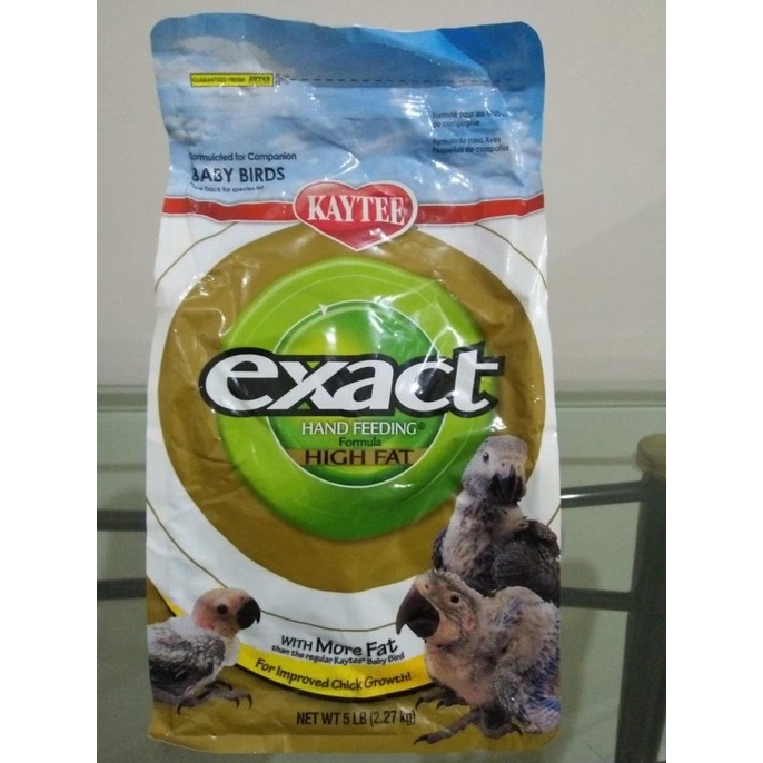 Jual Kaytee Exact Hand Feeding Formula High Fat - Surabaya | Shopee ...