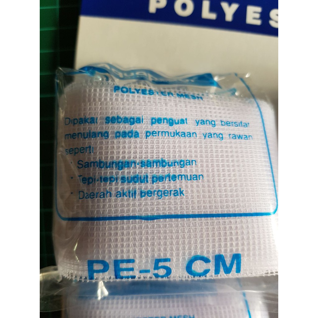 Jual Polyester Mesh Serat Fiber Untuk Pelapis Anti Bocor Lebar 5 cm ...