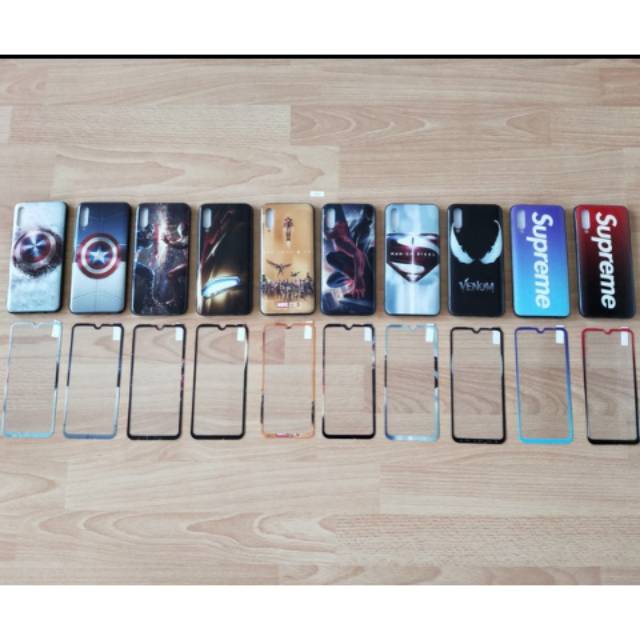 Jual Case 360 Samsung A50 Fuze Case + TG Gambar Captain America Ironman ...