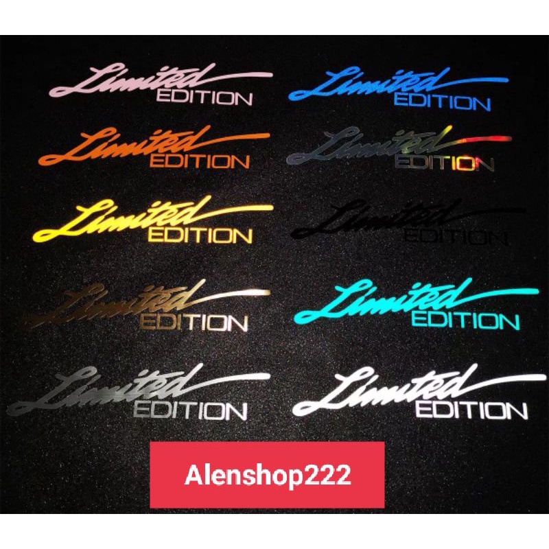 Jual STICKER CUTTING LIMITED EDITION | Shopee Indonesia