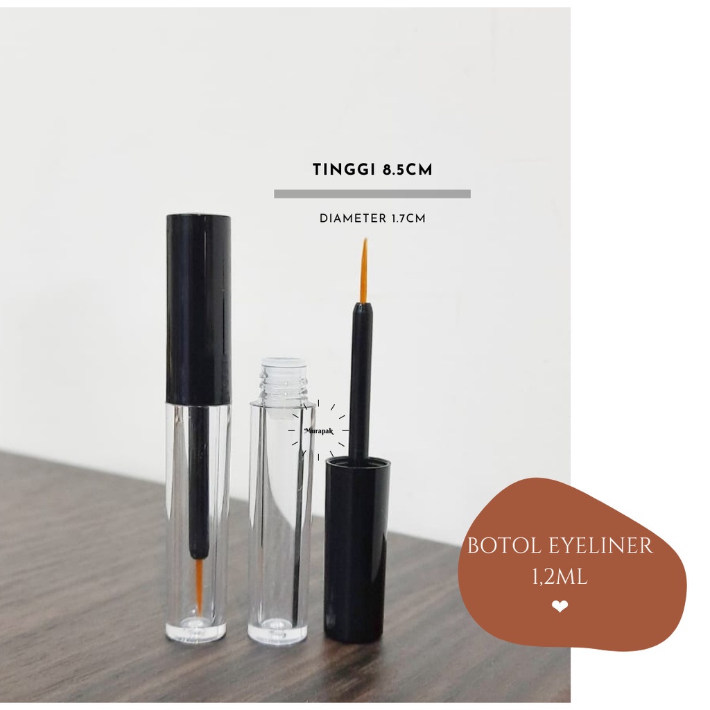Jual BOTOL EYELINER ACRILYC TEBAL KUAS BIBIR 1.2ML BENING / DOFF LG16 ...