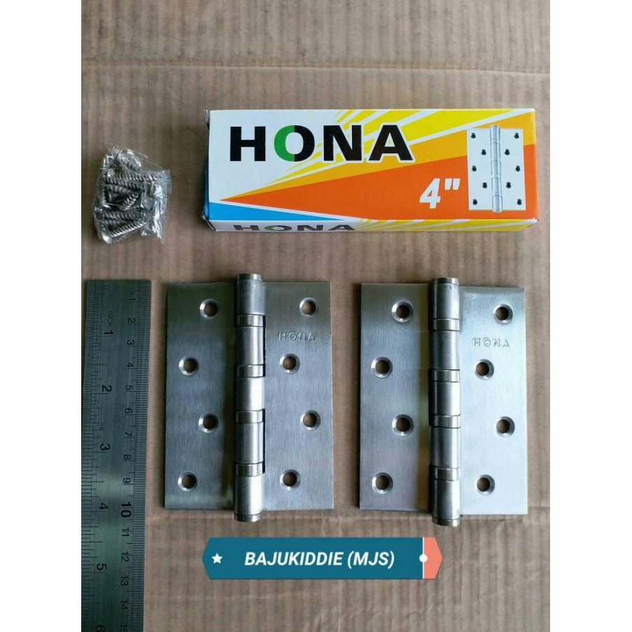 Jual ENGSEL 4 INCH STAINLESS PUTIH HONA (MJS) ENGSEL JENDELA ENGSEL ...