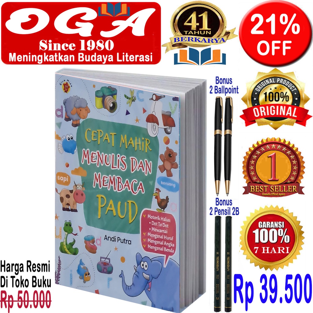 Jual Cepat Mahir Membaca dan Membaca PAUD - Original | Shopee Indonesia