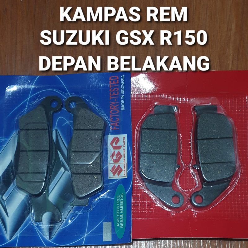 Jual KAMPAS REM DEPAN BELAKANG SUZUKI GSX-R150 / S | Shopee Indonesia