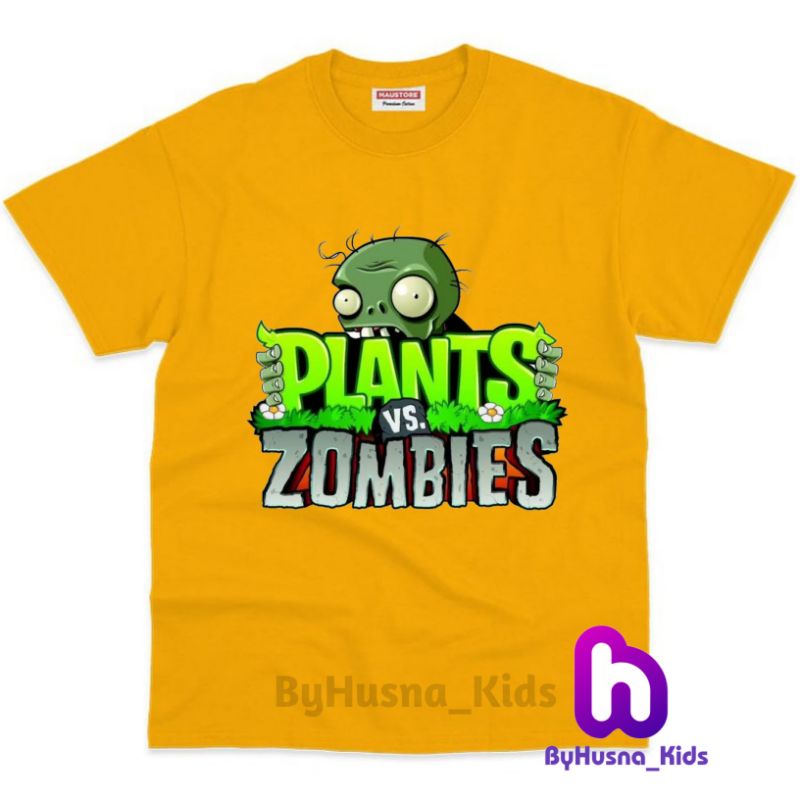 Jual PLANT VS ZOMBIE BAJU ANAK KAOS ANAK PLANTS VS ZOMBIES ATASAN ANAK ...