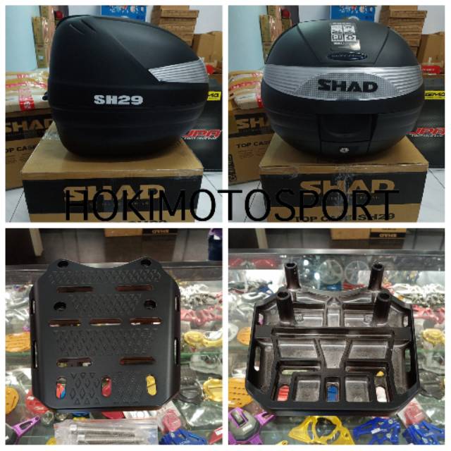 Jual Paket box shad sh29 dan breket box pcx 150 lokal | Shopee Indonesia