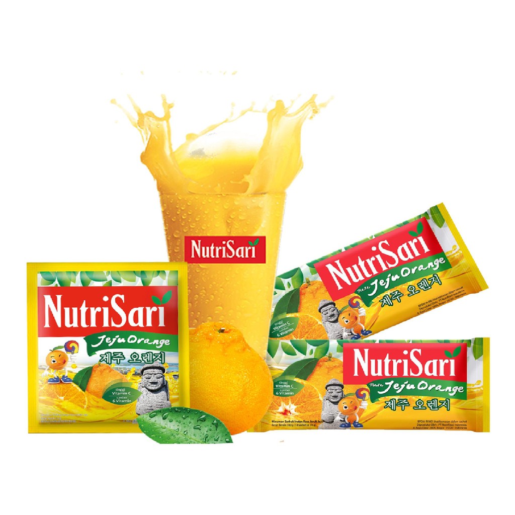 Jual NUTRISARI Juice Minuman Sachet (10 sachet) | Shopee Indonesia