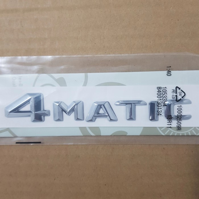 Jual Emblem 4MATIC Mercedes Benz / Emblem Tulisan 4MATIC High quality ...