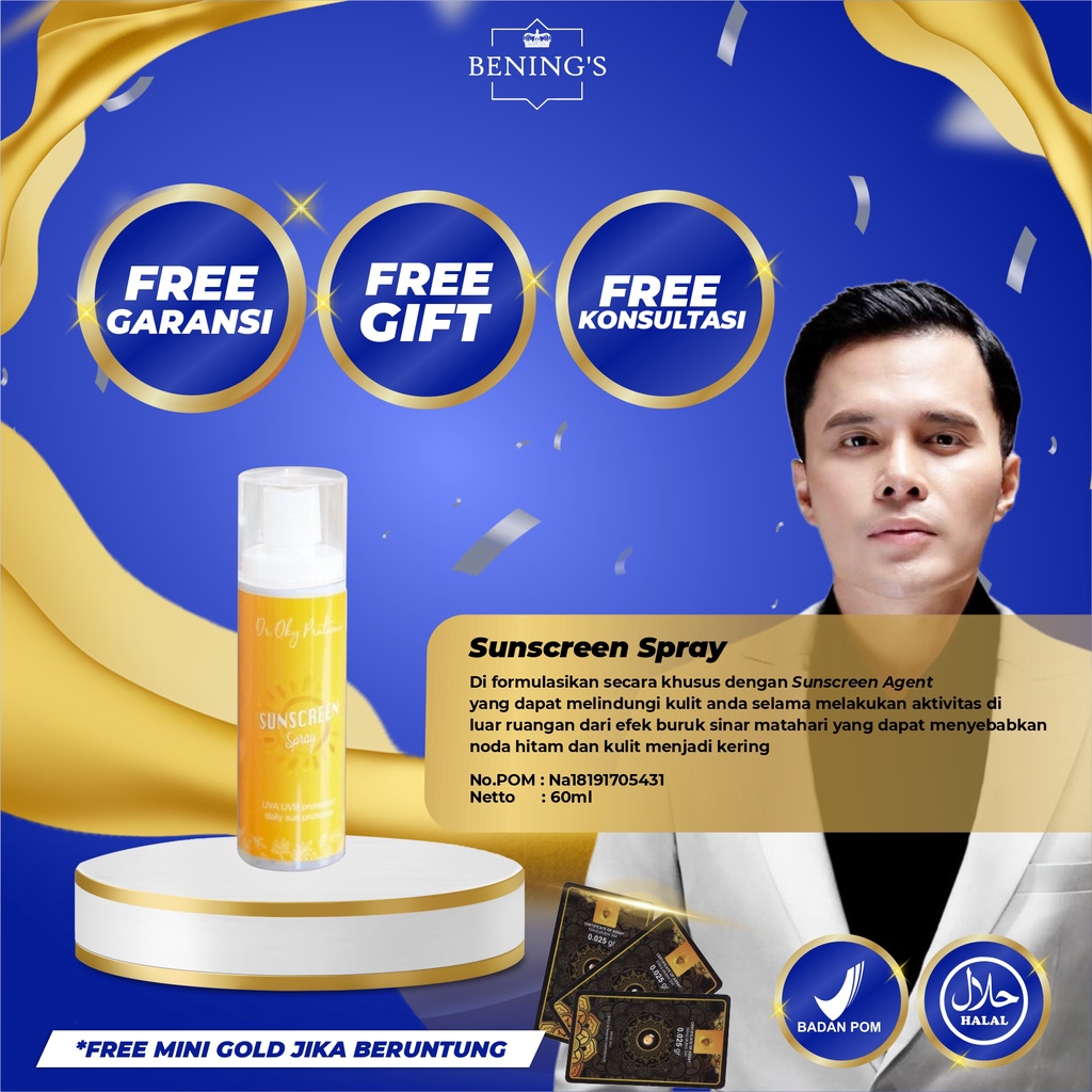 Jual BENING'S SUNSCREEN SPRAY | SUNSCREEN SEMPROT | SUNCREEN PRAKTIS ...